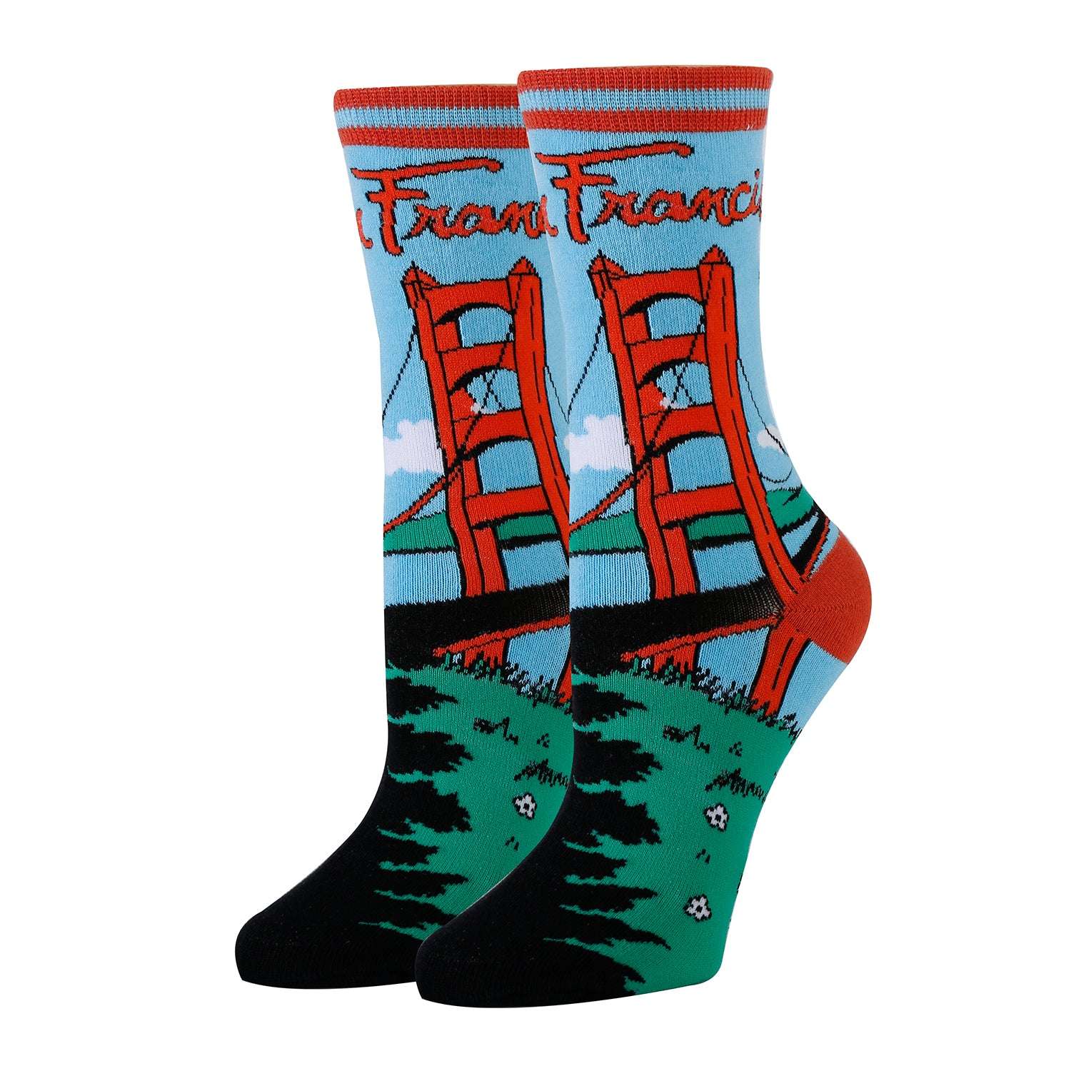 San Francisco Socks | Novelty Crew Socks For Women | Oooh Yeah! Socks
