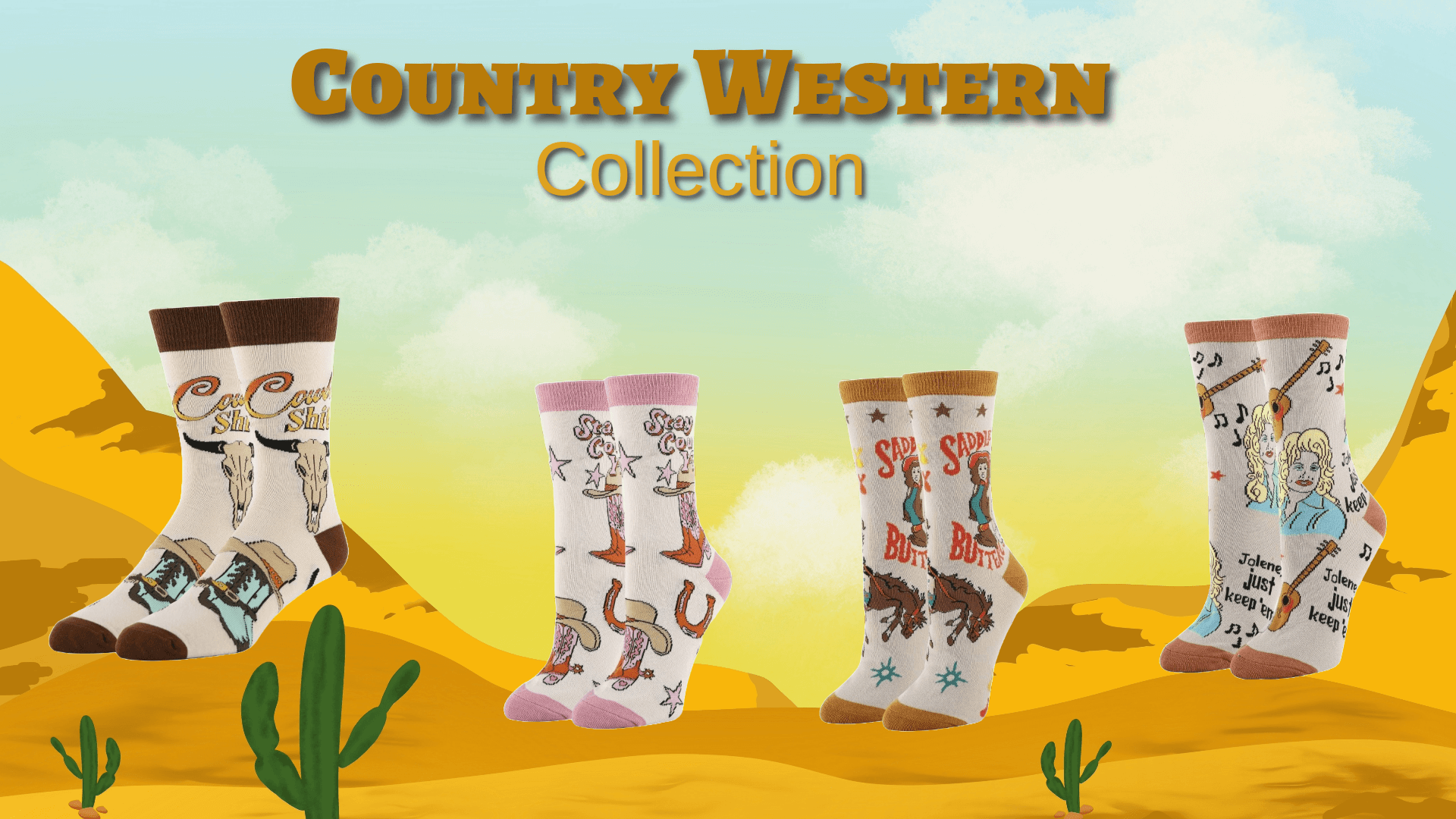 Saddle Up Your Style with Country Socks - Western Collection! | Oooh ...
