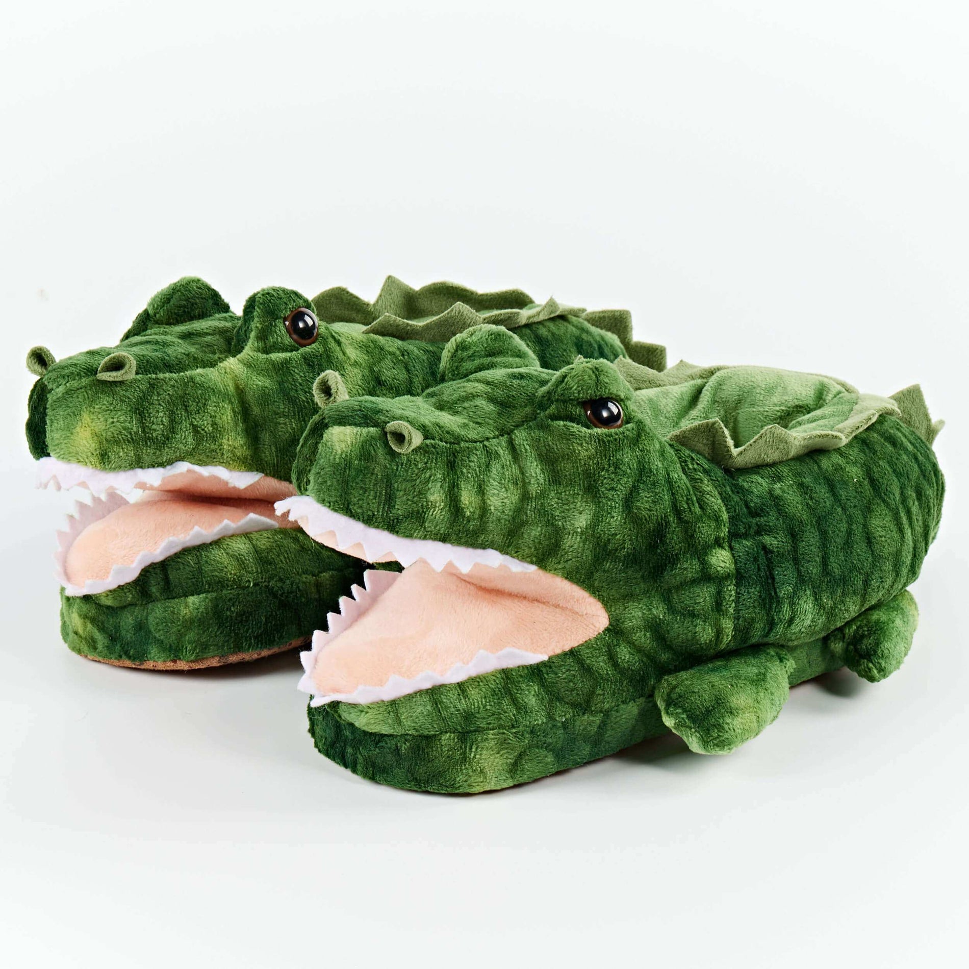 Swampy the Alligator Plush Slippers for Womens | Oooh Yeah! Socks