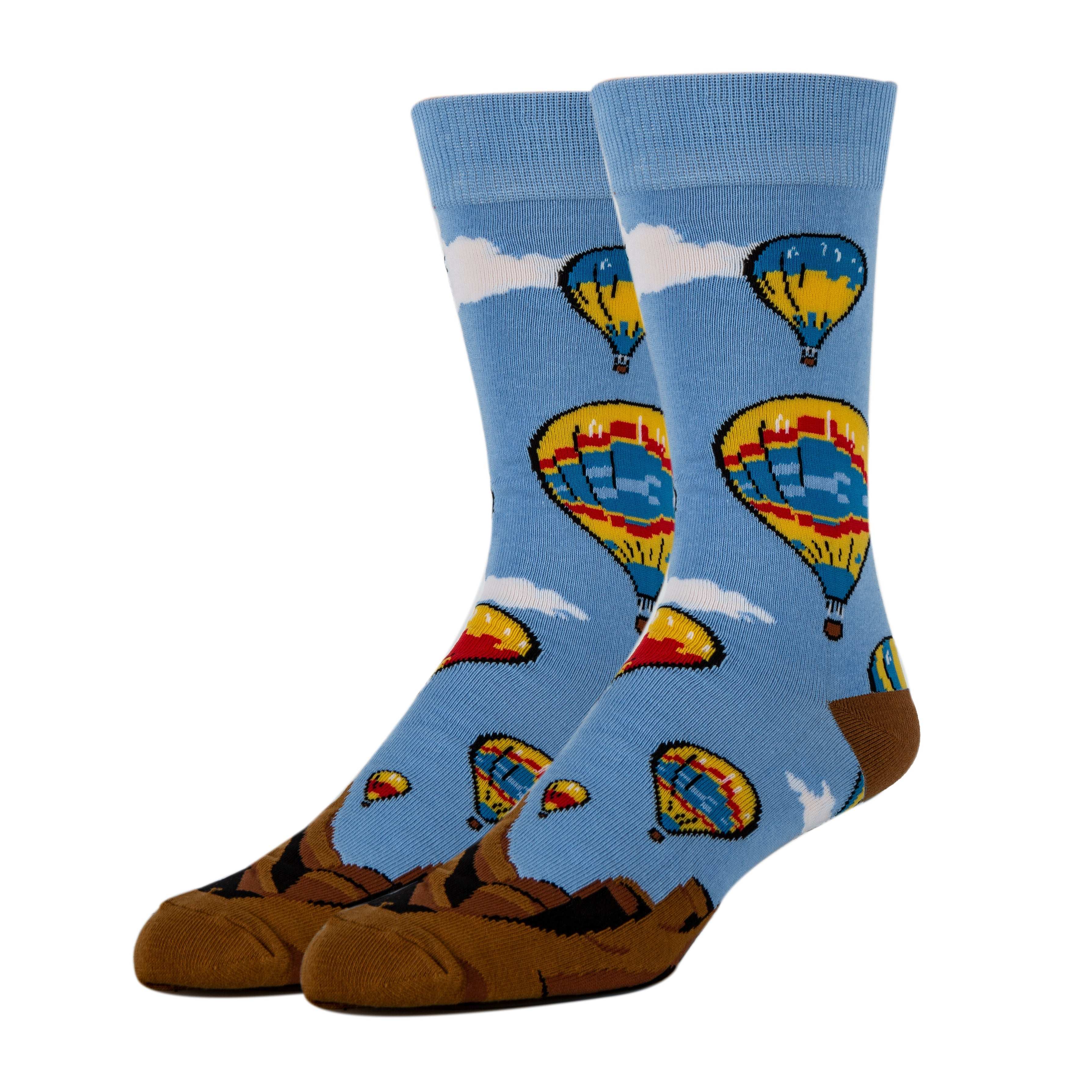 Fly High Socks | Novelty Crew Socks for Men | Oooh Yeah! Socks