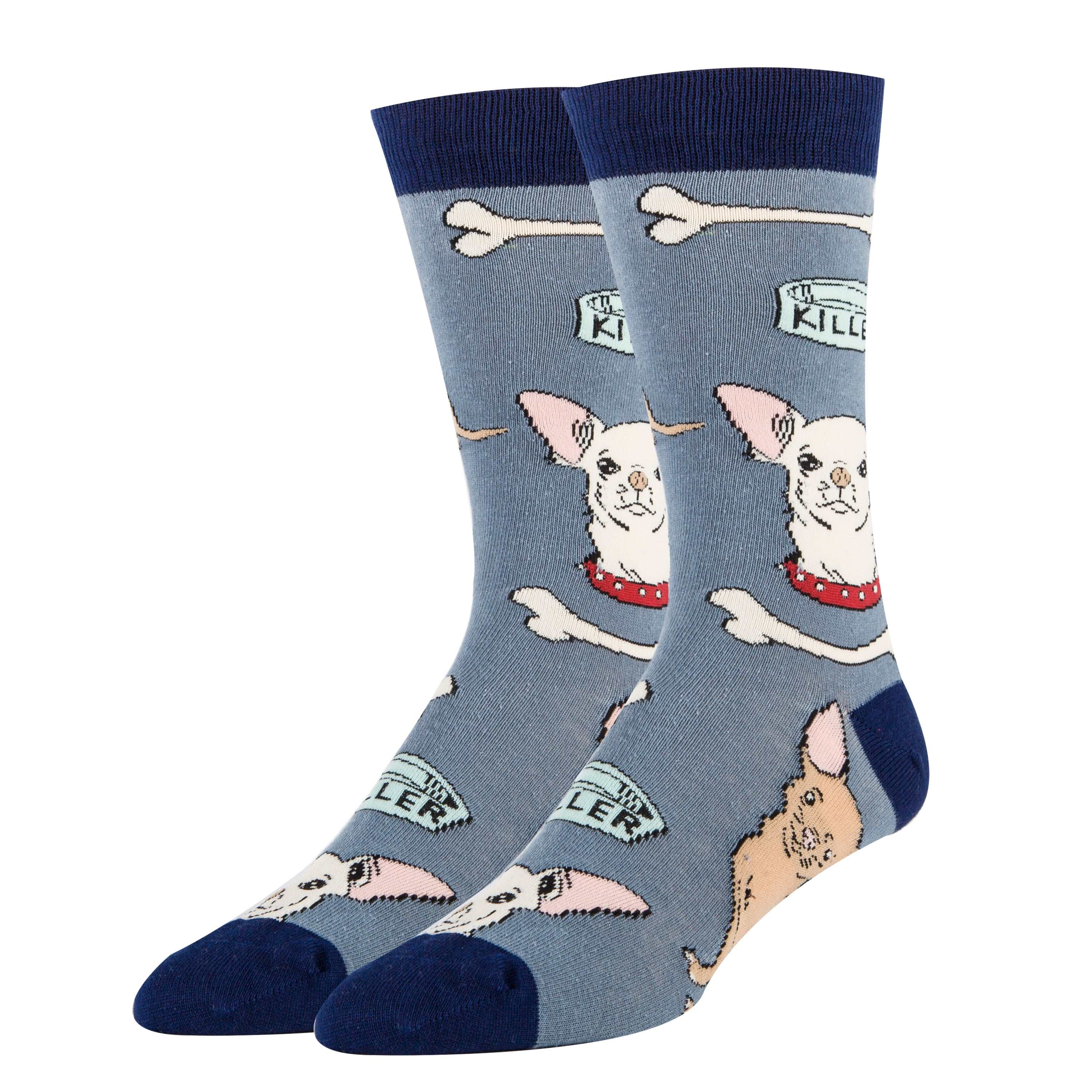 Bom Chicka Socks | Animal Crew Socks For Men | Oooh Yeah! Socks