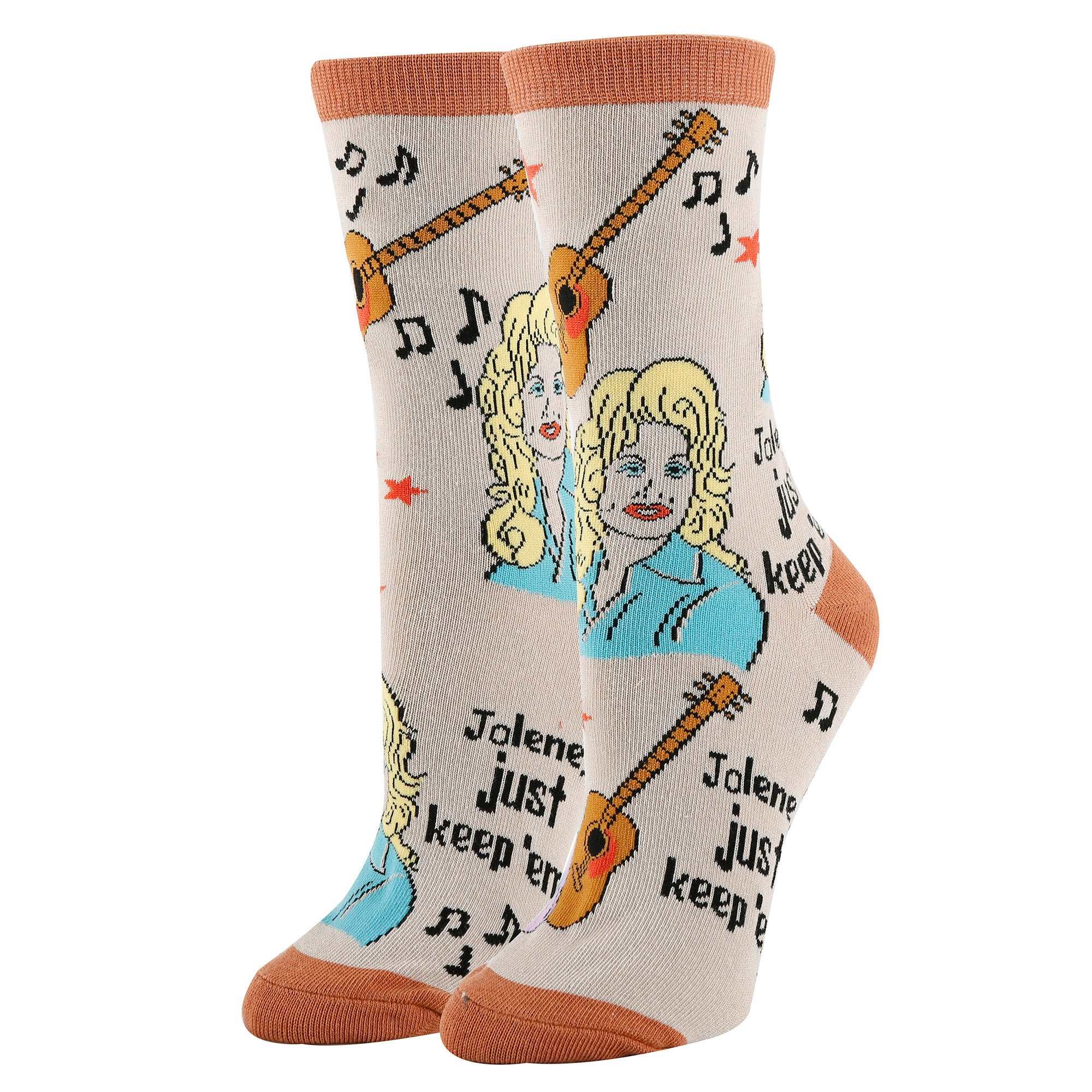 Just Keep 'em Socks | Novelty Crew Socks For Women | Oooh Yeah! Socks