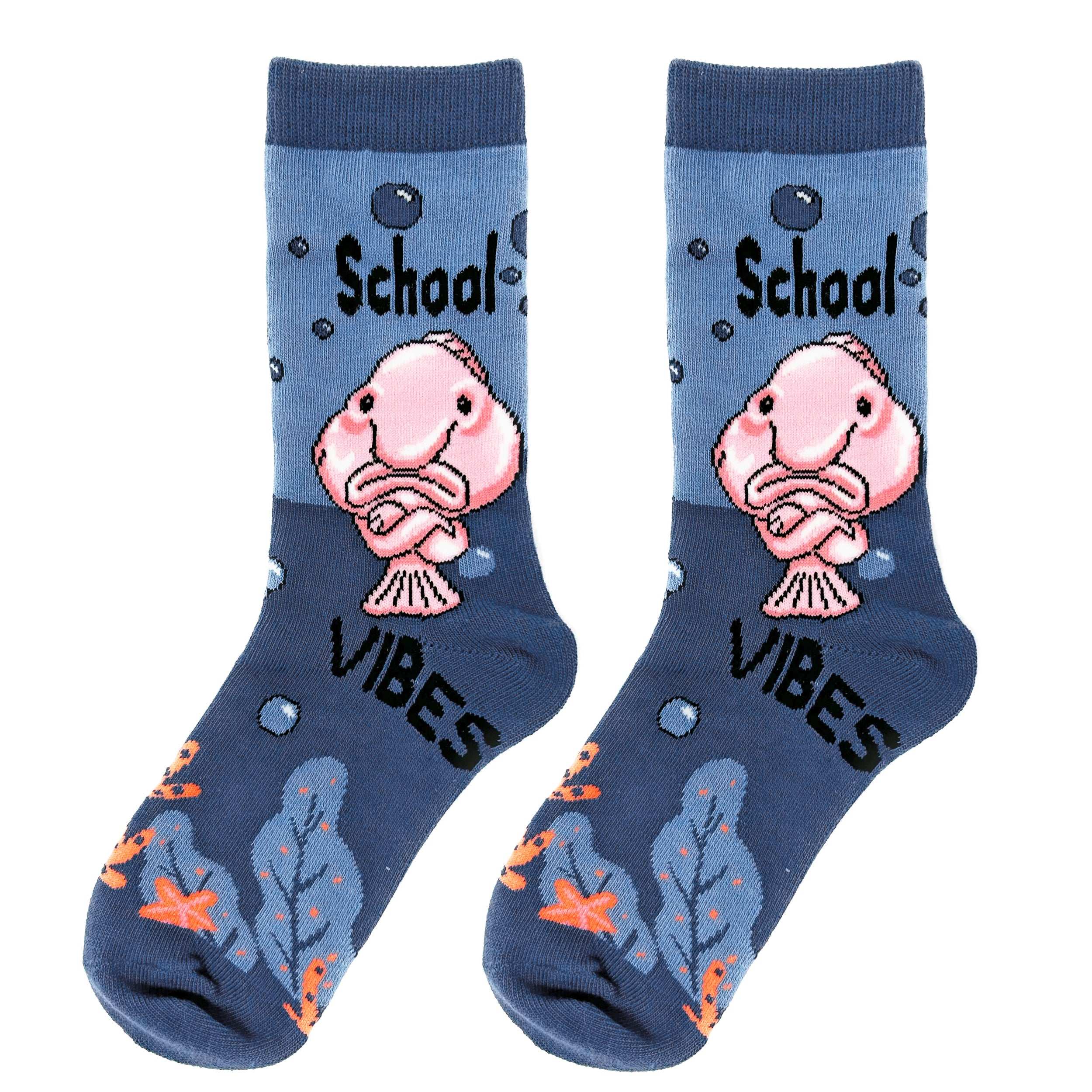 Morning Blob Vibes Socks | Cute Crew Socks for Kids | Oooh Yeah! Socks