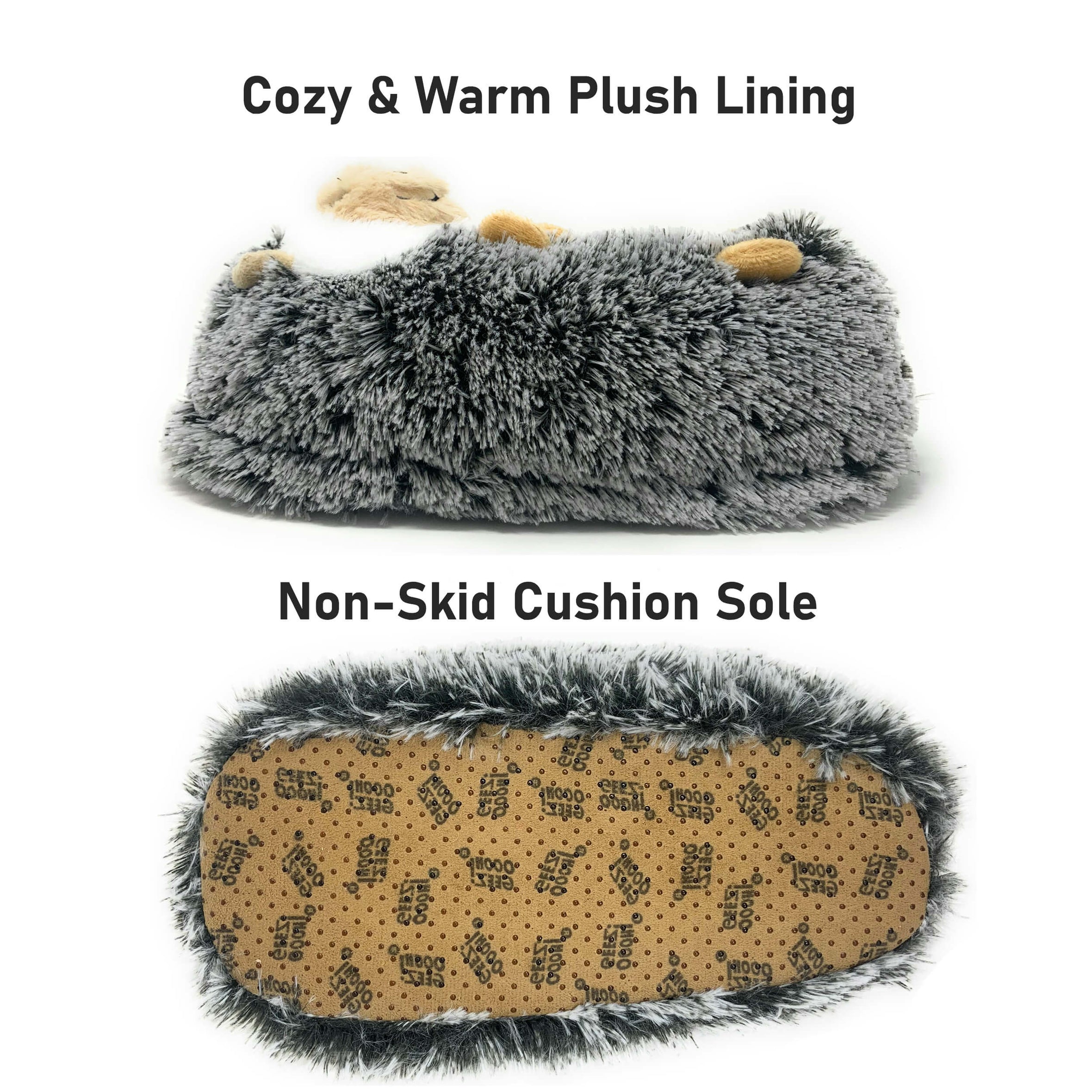 Biscuit the Hedge Fuzzy Slippers for Women | Oooh Yeah! Socks
