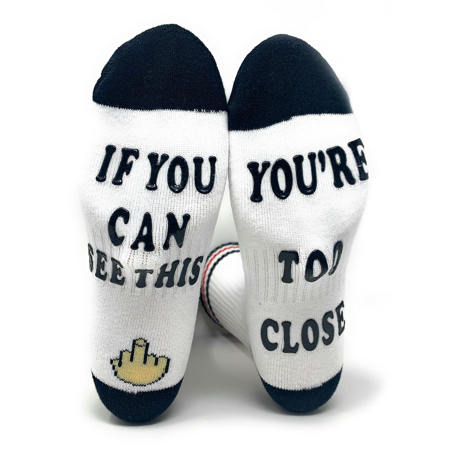 If You Can See This, You're Too Close | Funny Saying Unisex Crew Socks ...