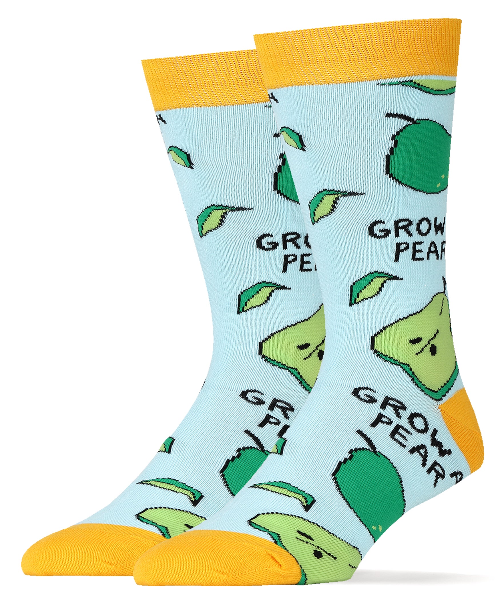 Grow A Pear Socks | Sassy Crew Socks For Men | Oooh Yeah! Socks