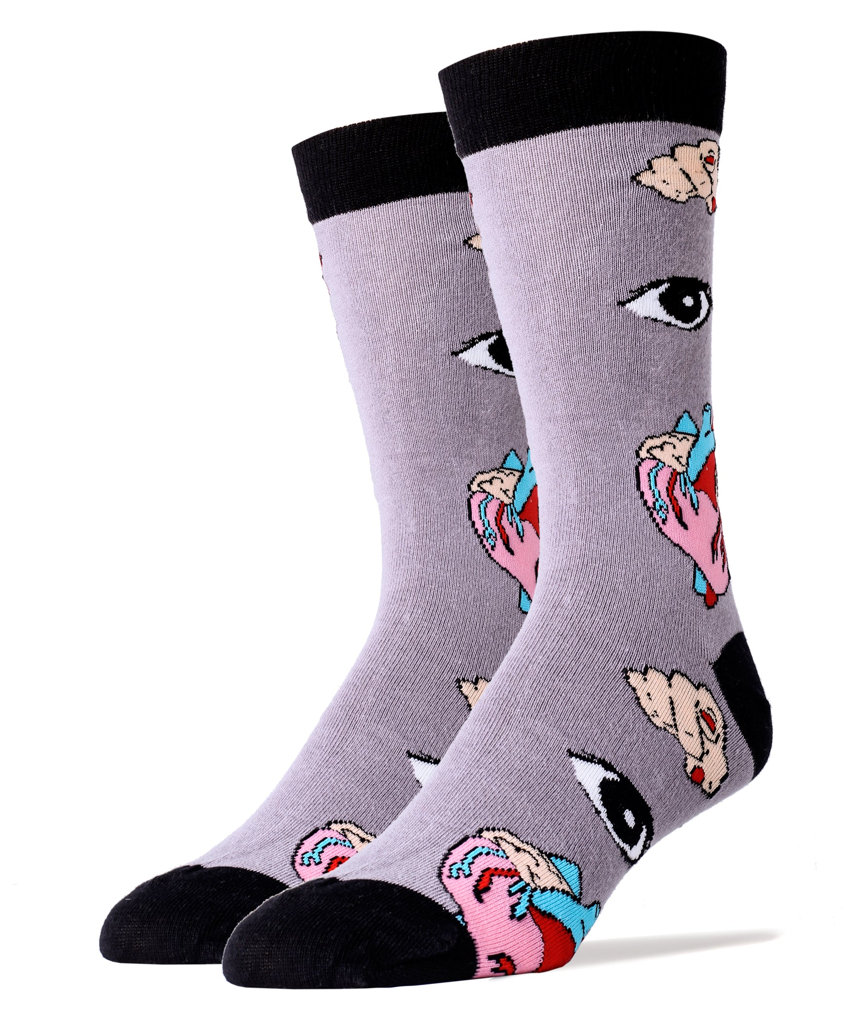 Eye Heart You Socks | Novelty Crew Socks For Men | Oooh Yeah! Socks
