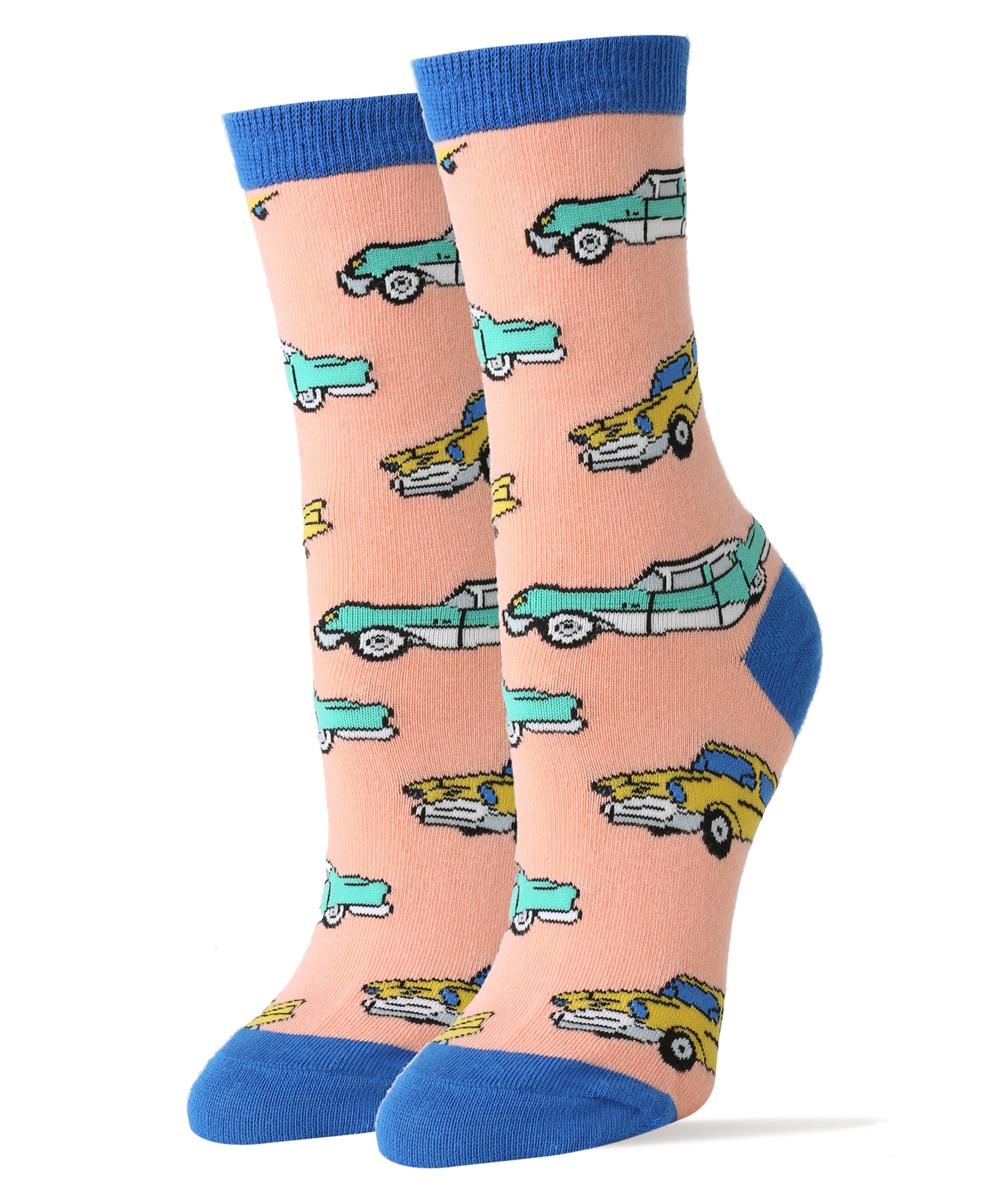 Wheels Socks | Novelty Crew Socks For Women | Oooh Yeah! Socks
