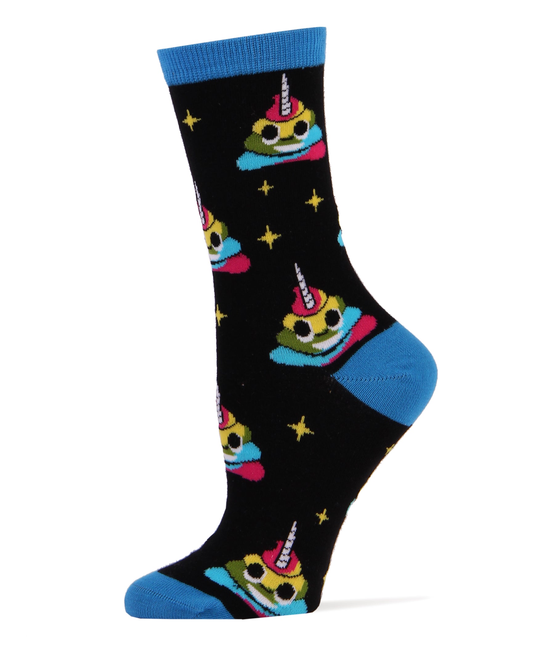 Unicorn Poo Socks | Novelty Crew Socks For Women | Oooh Yeah! Socks